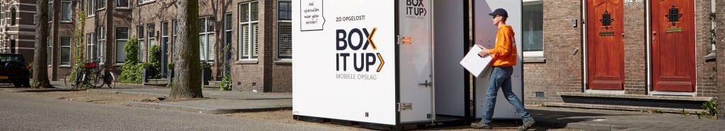 Opslagbox huren voor je inboedel en spullen | BOX-it-up | beste oplossing!